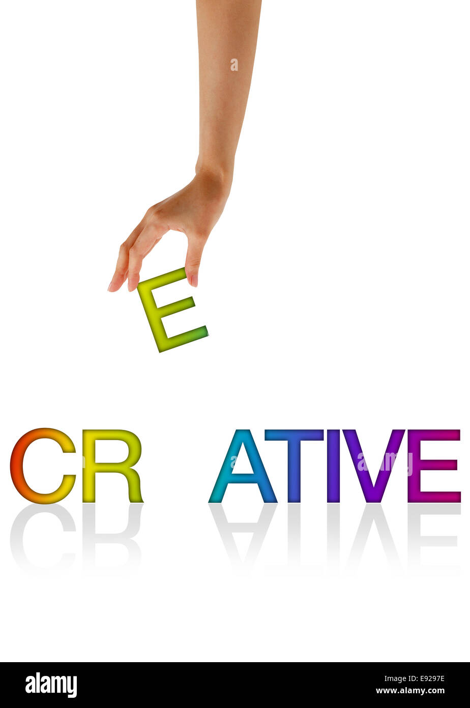 Creative - Hand Stock Photo - Alamy