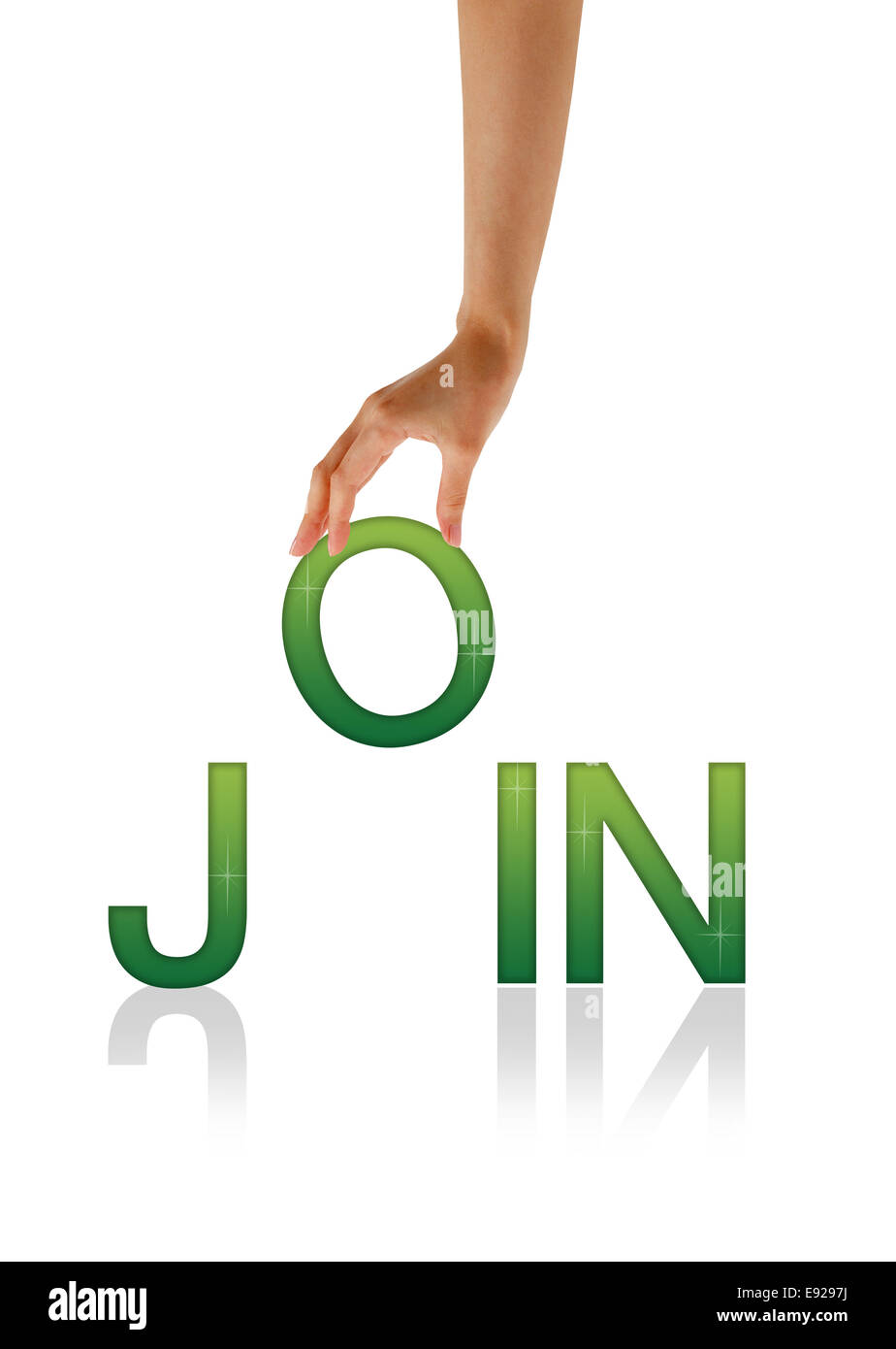 Join - Hand Stock Photo - Alamy