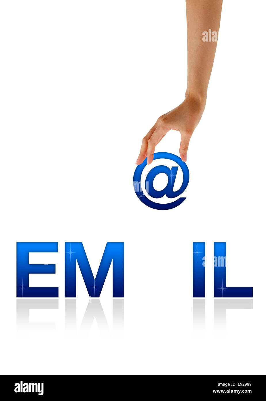 Mail fingers Cut Out Stock Images & Pictures - Alamy