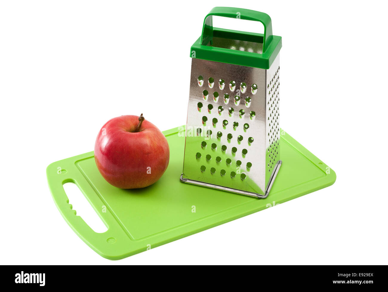 Apple and grater Stock Photo - Alamy