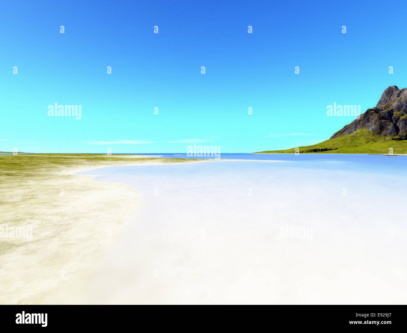 beach scenery background Stock Photo - Alamy