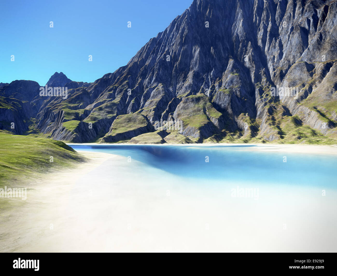 beach scenery background Stock Photo - Alamy