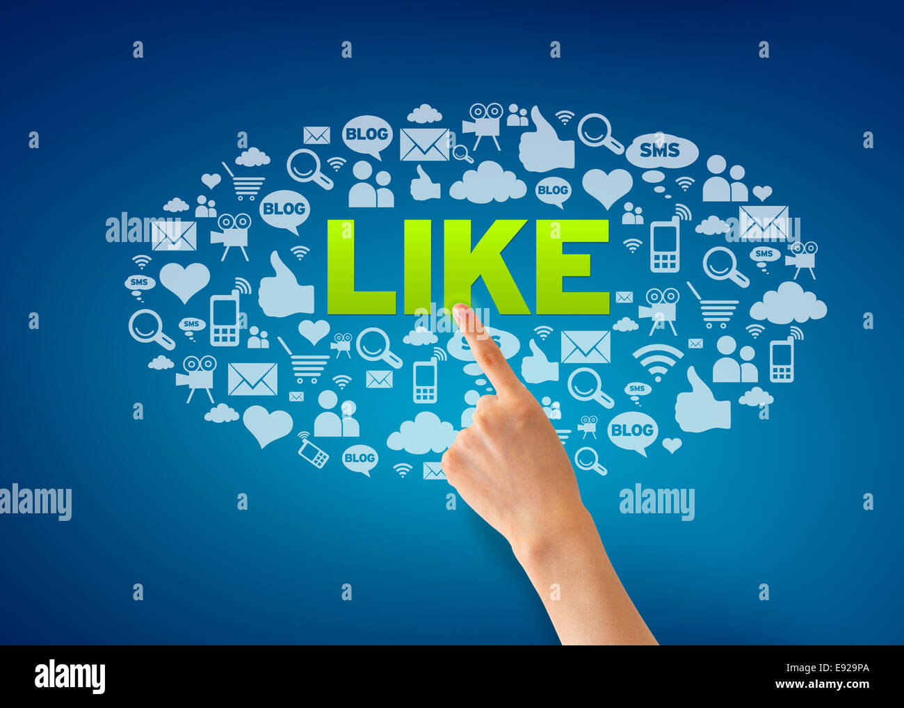 100 social network icons hi-res stock photography and images - Alamy