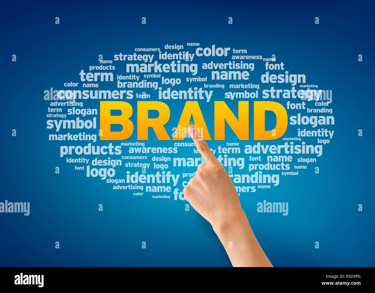 Brand - Hand Stock Photo - Alamy