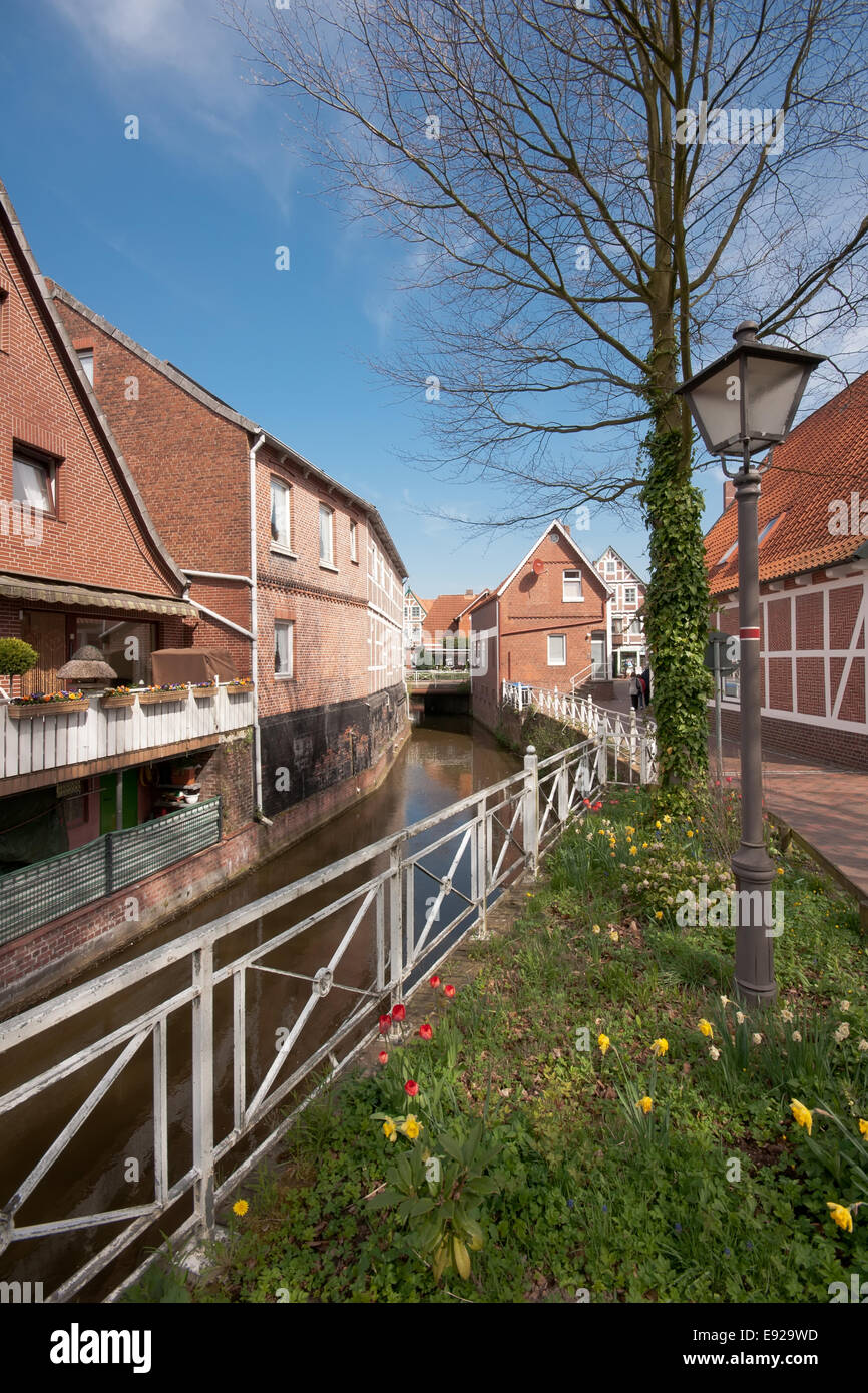 Buildings in Jork, Germany Stock Photo - Alamy
