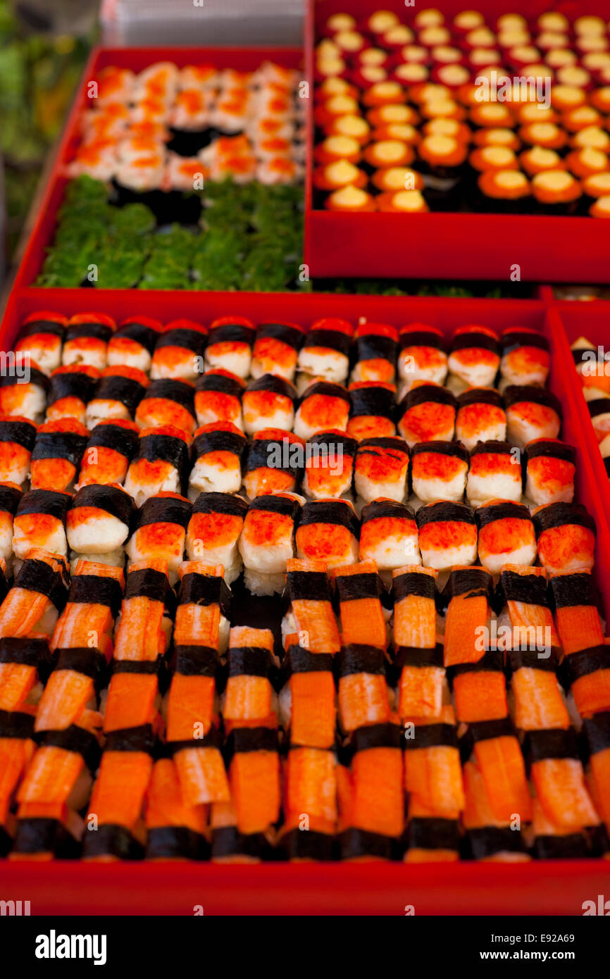 Bangkok Outdoor Sushi Stand Stock Photo - Alamy