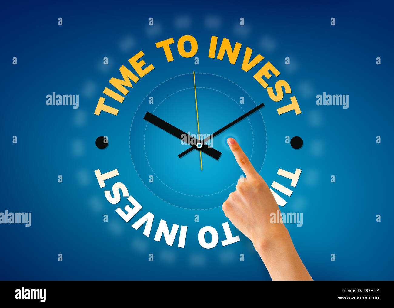 Time to Invest Stock Photo - Alamy