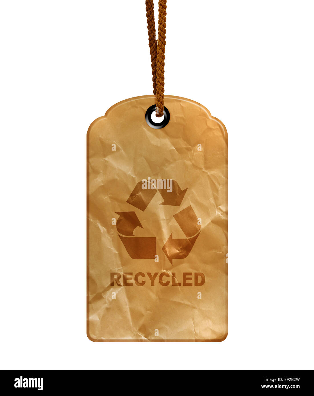 Eco Recycle Tag Stock Photo - Alamy