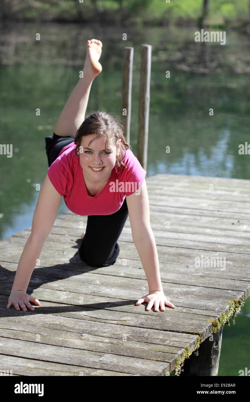 training in nature Stock Photo - Alamy