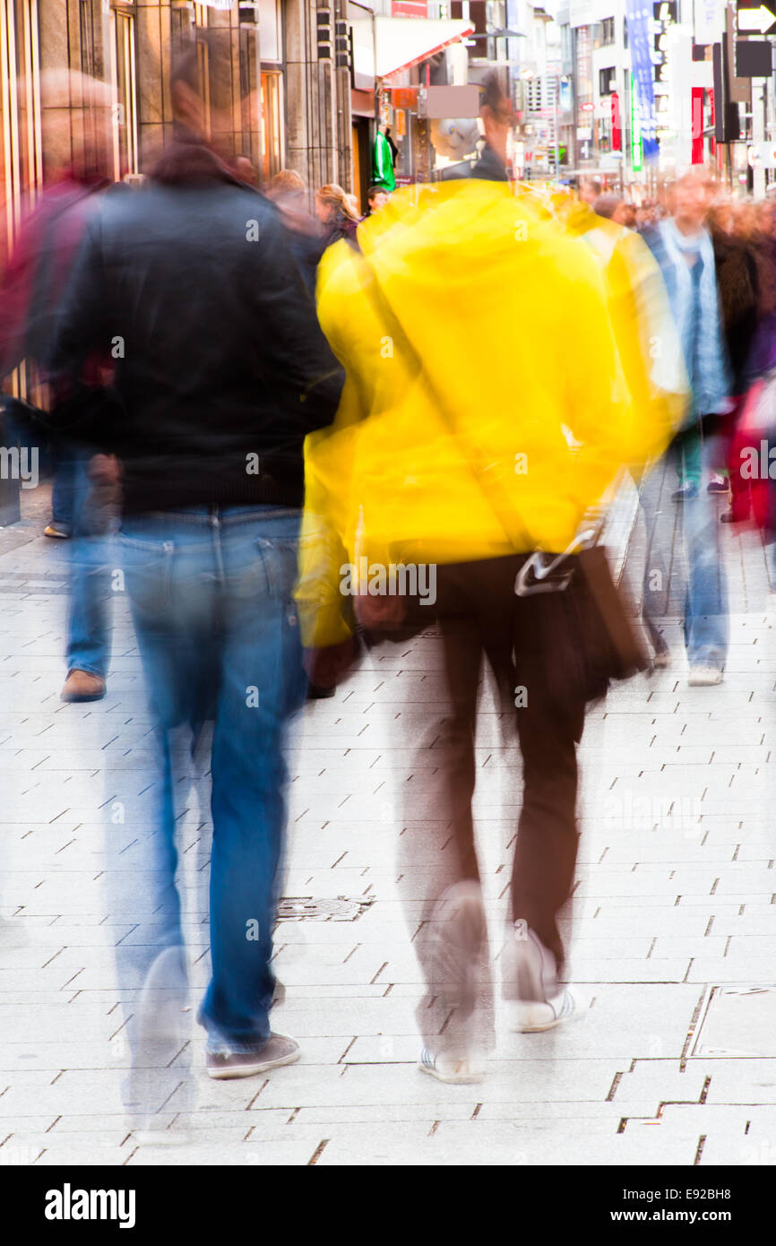 strolling in the pedestrian zone Stock Photo - Alamy