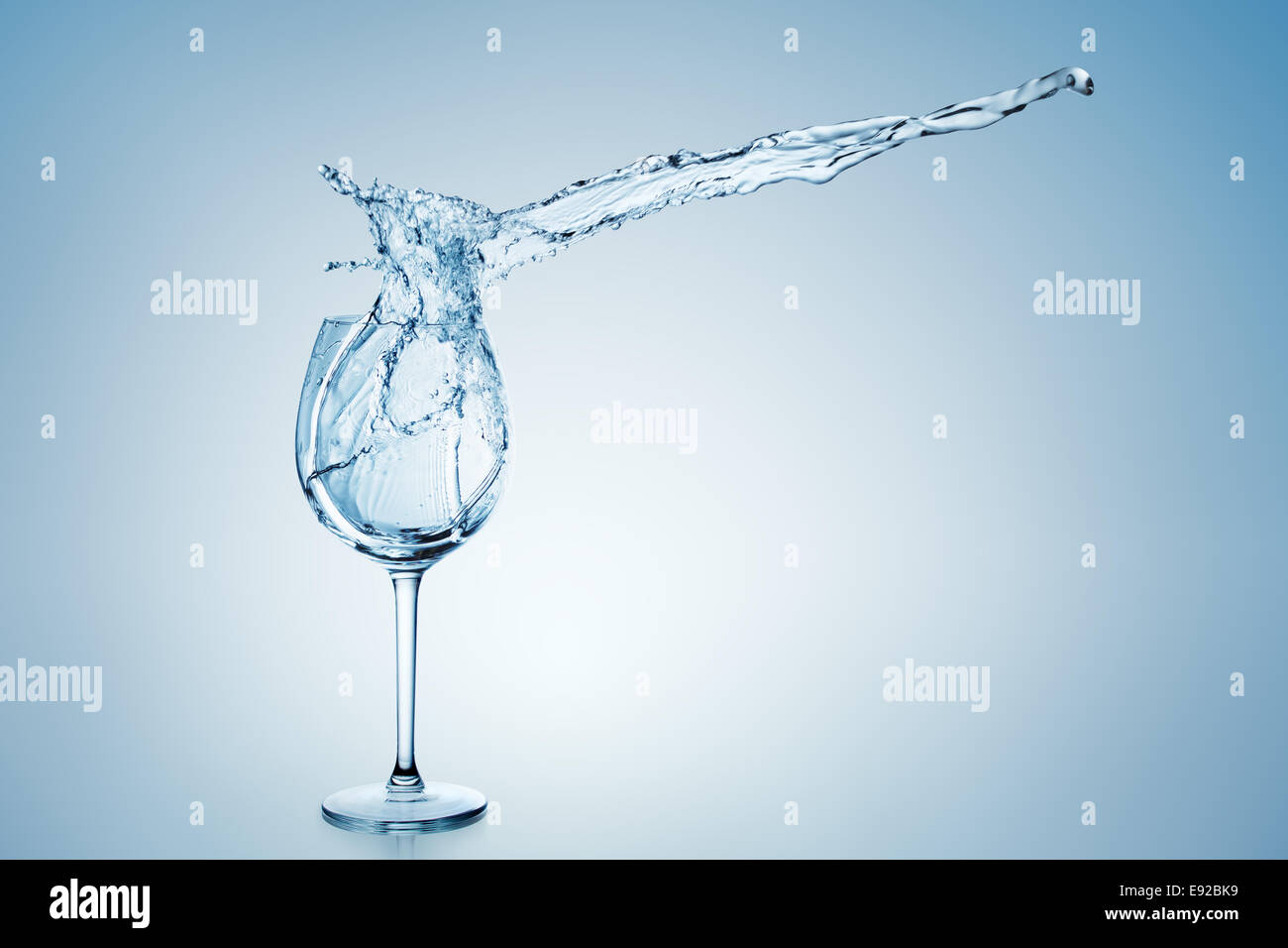 Water Splash in Wine Glass Stock Photo - Alamy
