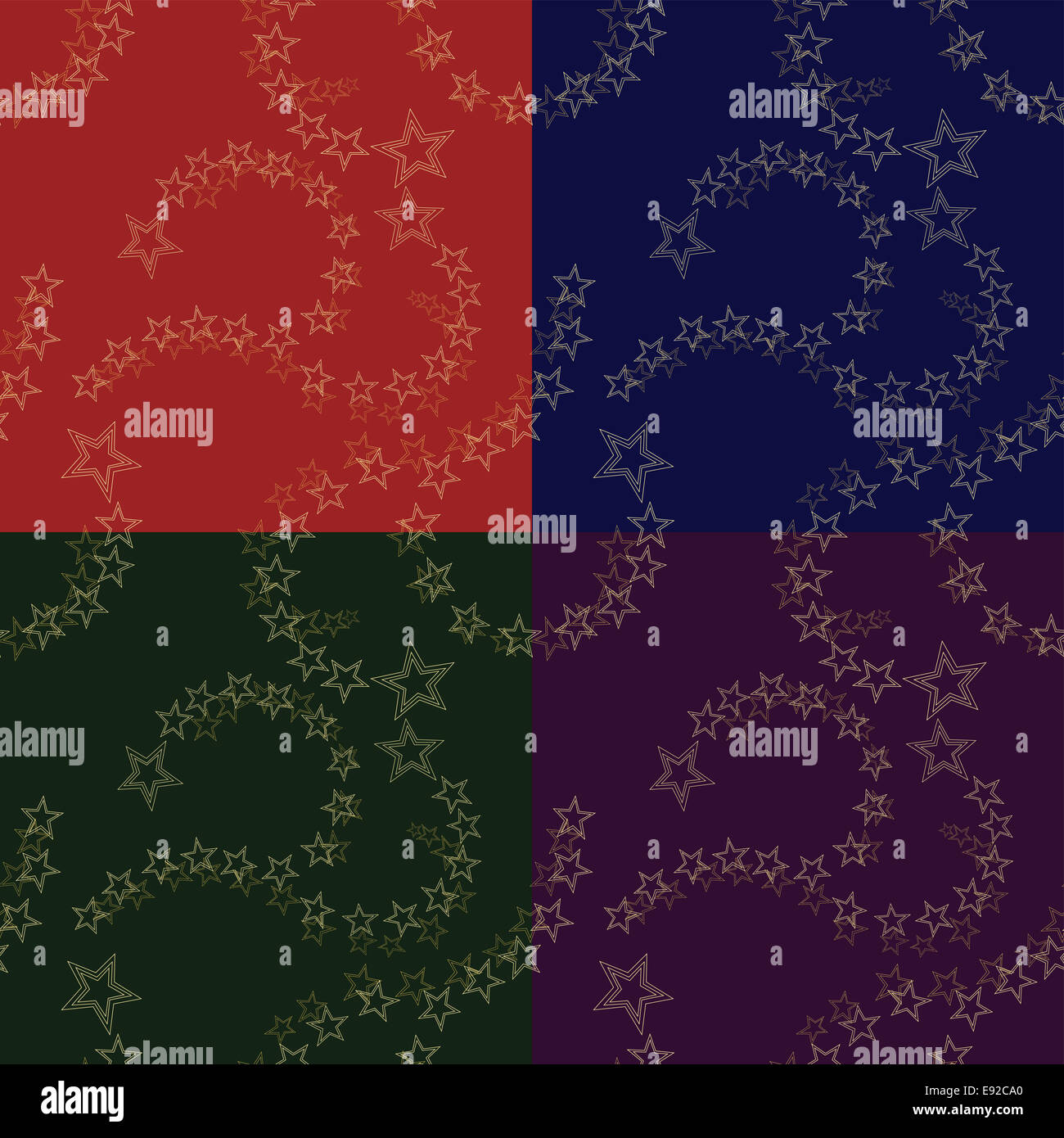 Christmas Star Seamless Pattern Stock Photo - Alamy
