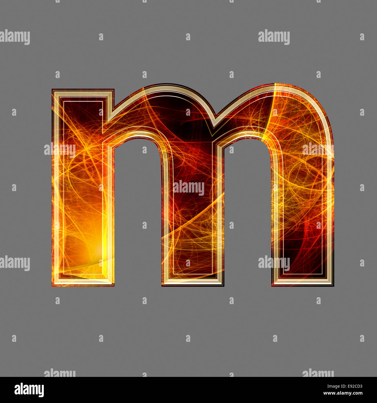 3d abstract and futuristic letter - M Stock Photo - Alamy