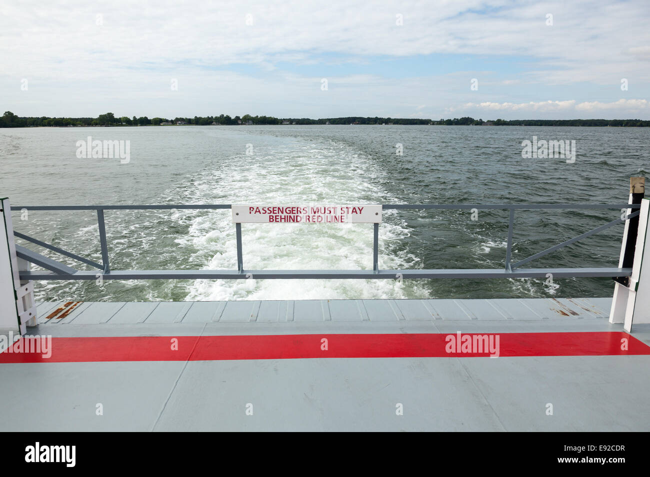 Panorama of Oxford Maryland from ferry Stock Photo - Alamy