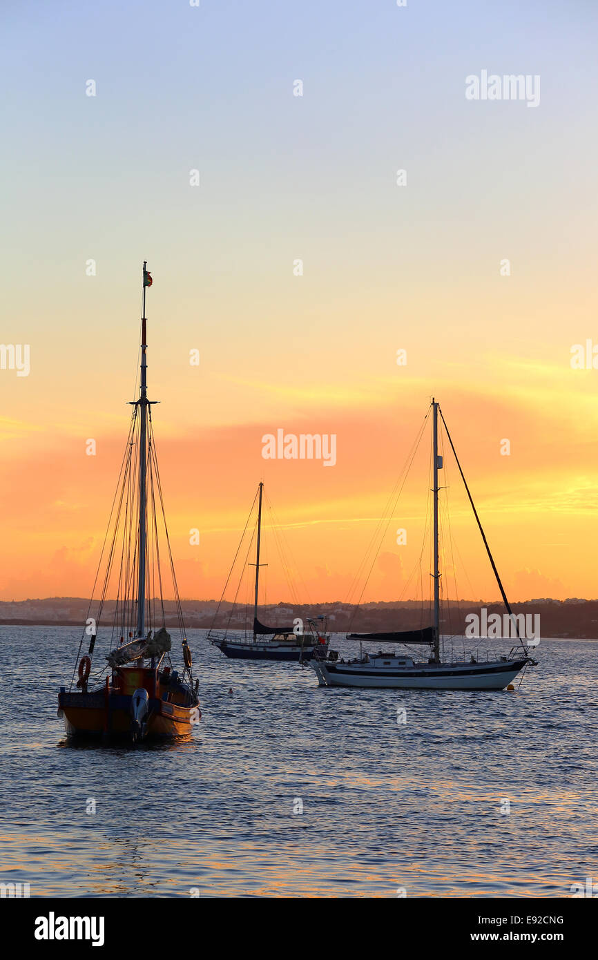 Alvor Harbour, Portugal Stock Photo - Alamy