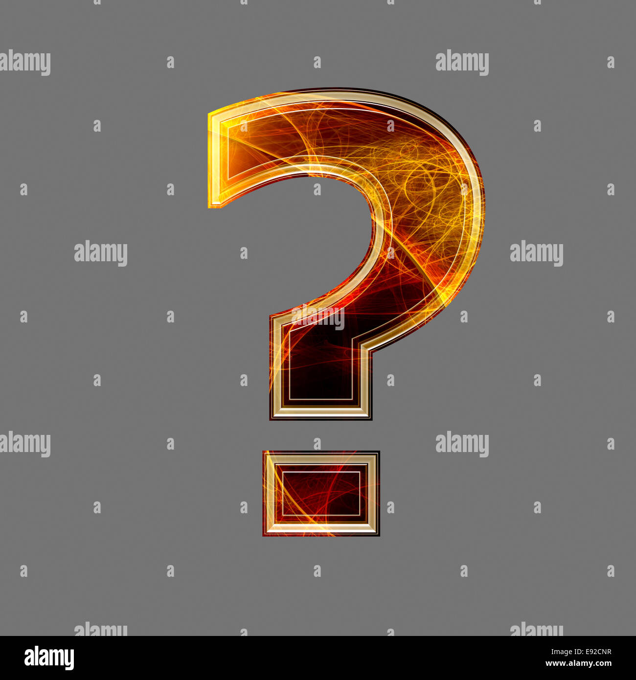 3d abstract futuristic letter hi-res stock photography and images - Alamy