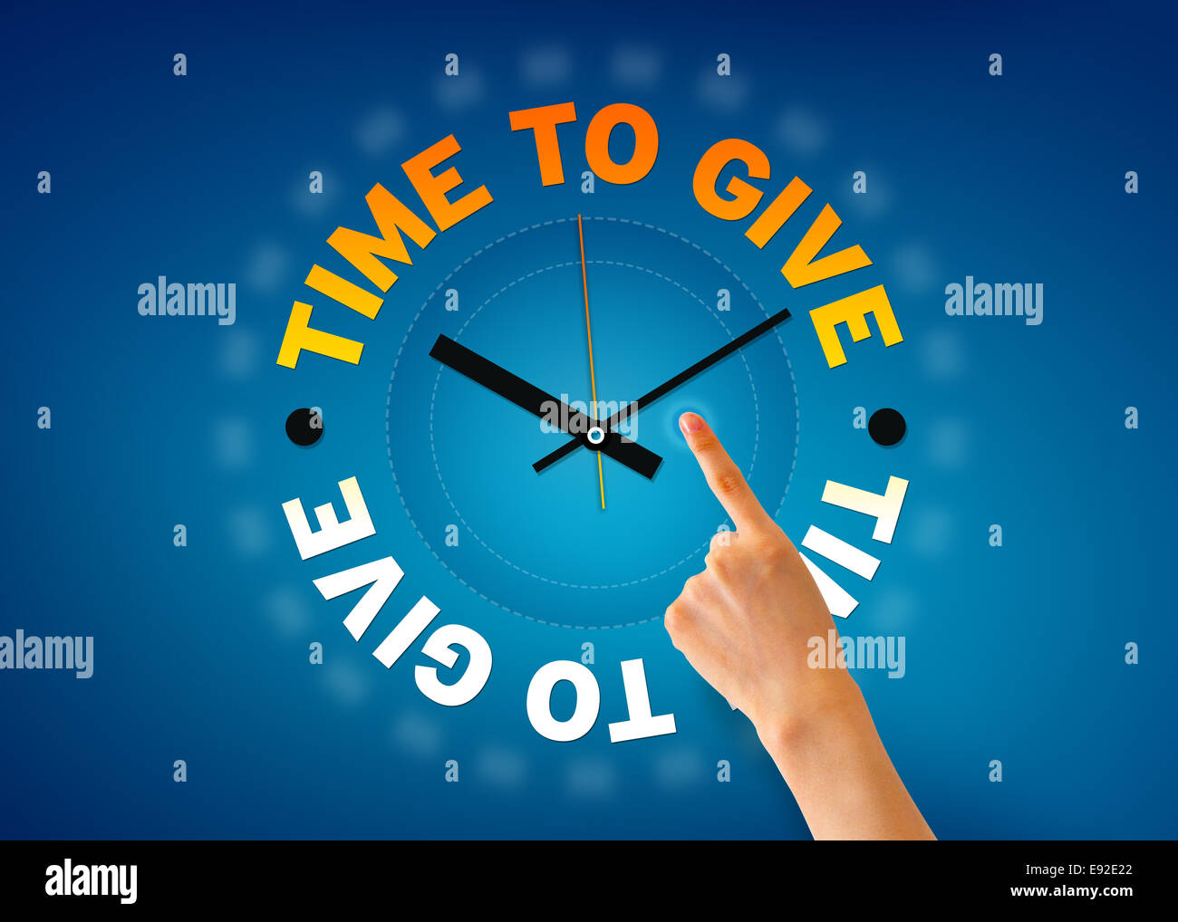 Time To Give Stock Photo - Alamy