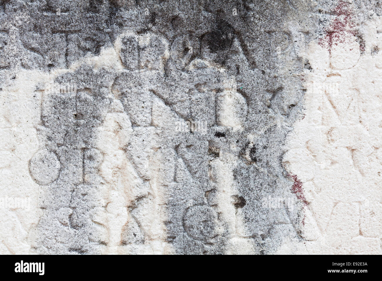 Decorative stone inscription hi-res stock photography and images - Alamy