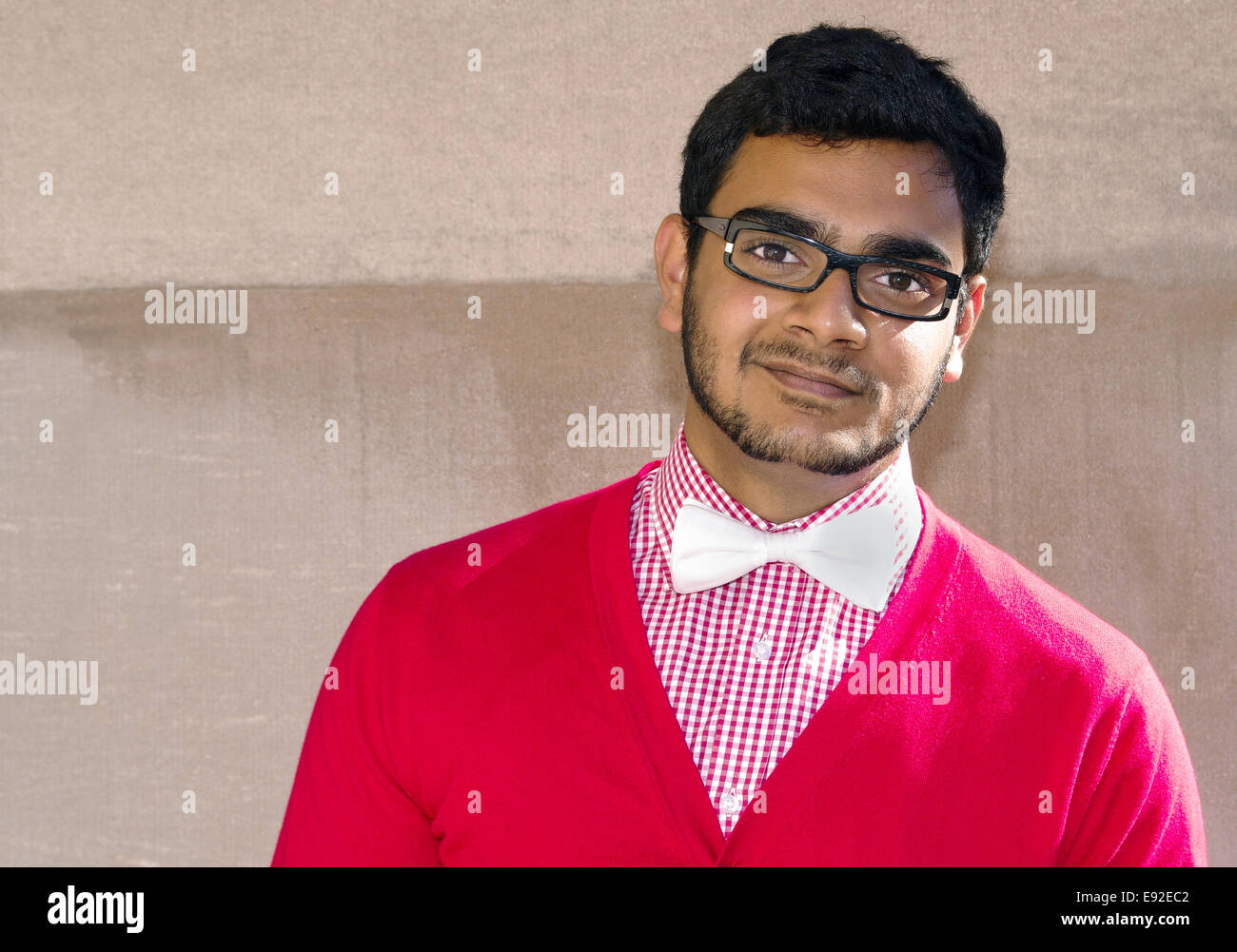 Man with Glasses Stock Photo - Alamy