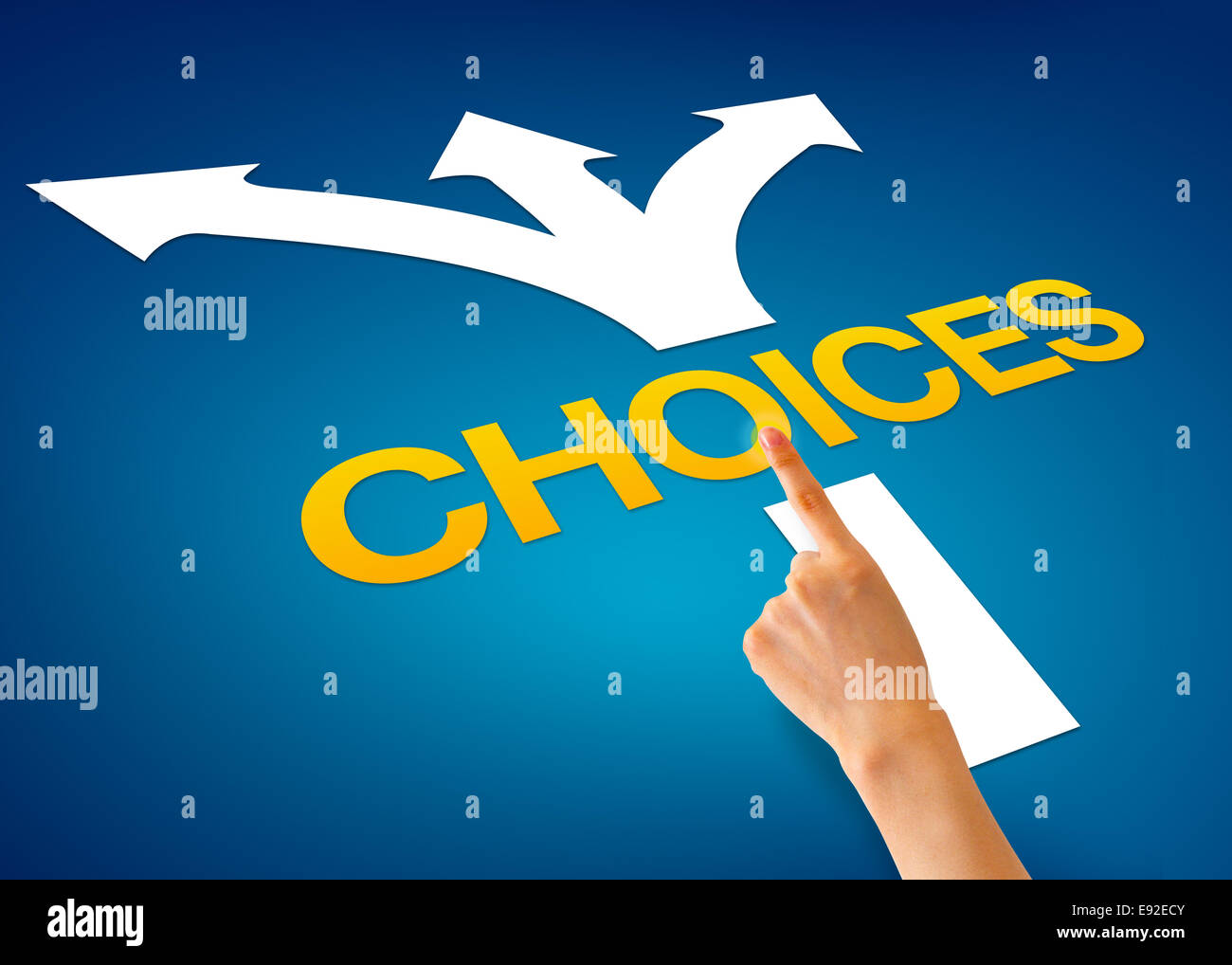Choices hi-res stock photography and images - Alamy