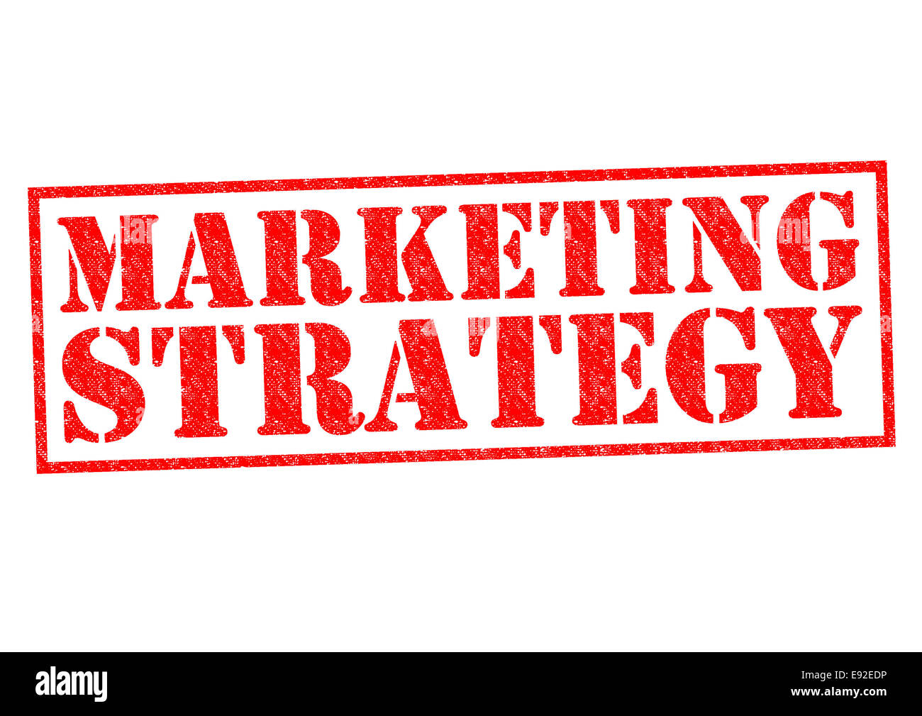 MARKETING STRATEGY red Rubber Stamp over a white background Stock Photo ...