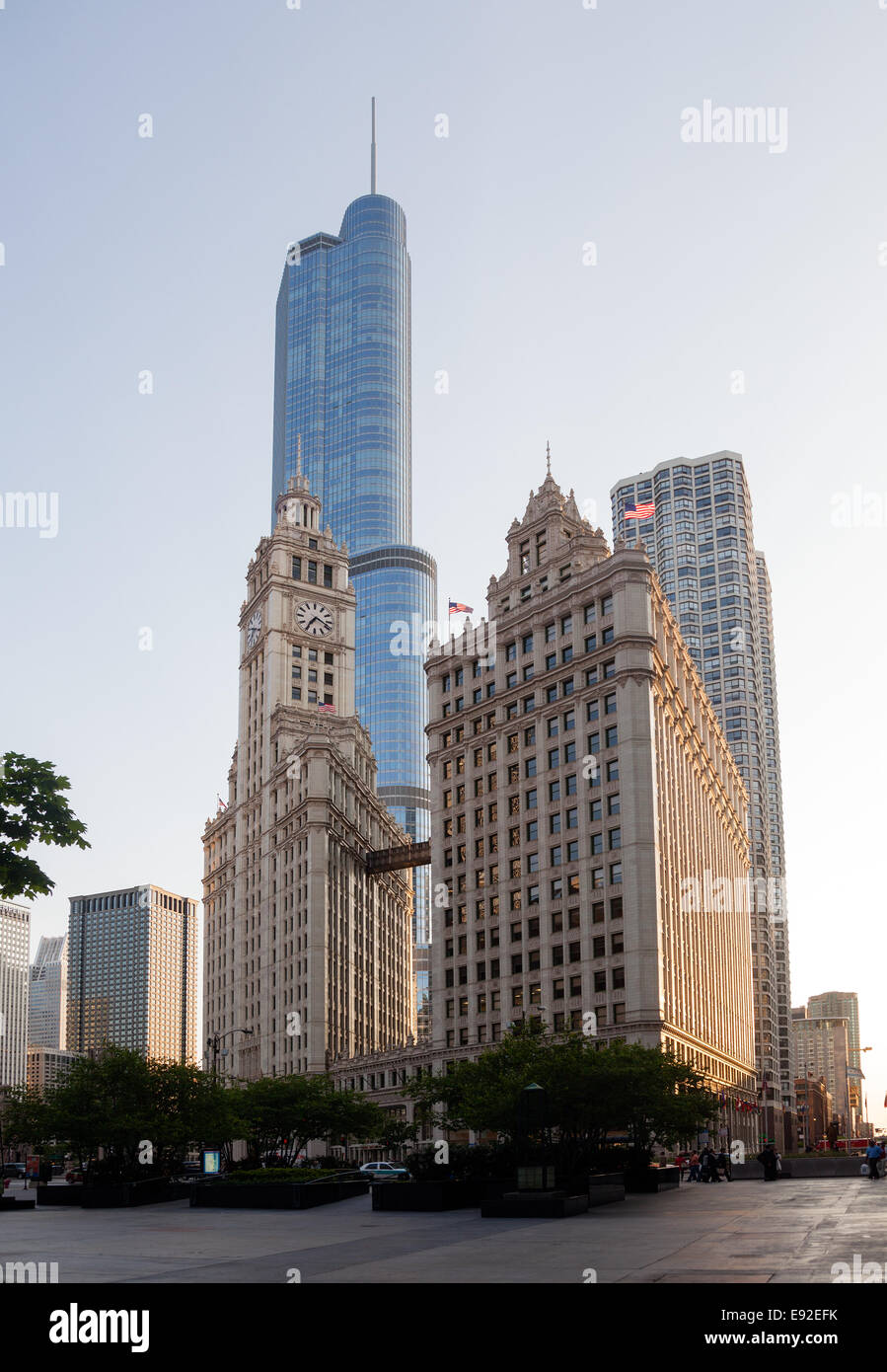 Trump tower clock hi-res stock photography and images - Alamy