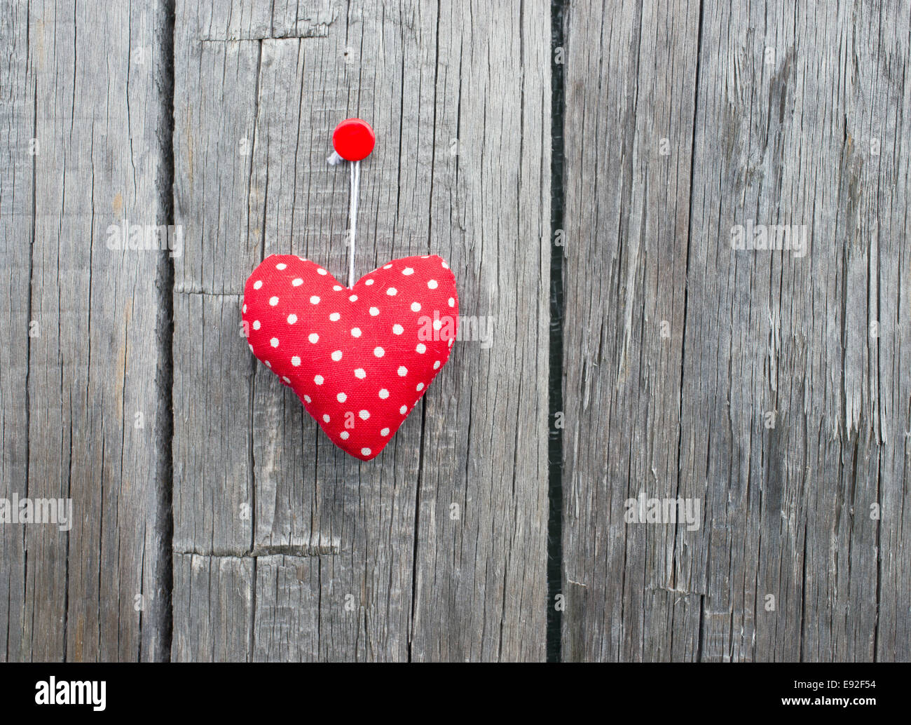The red Heart Stock Photo - Alamy