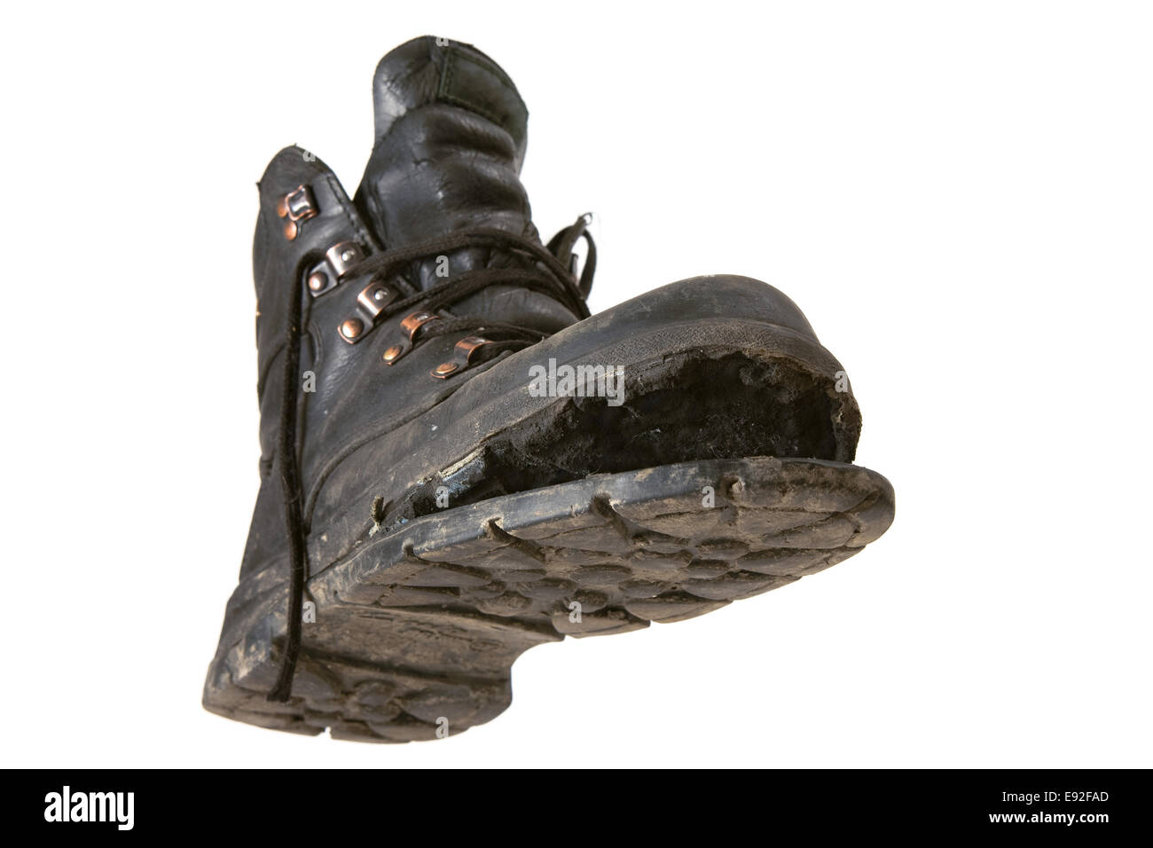 Dirty boot Cut Out Stock Images & Pictures - Alamy