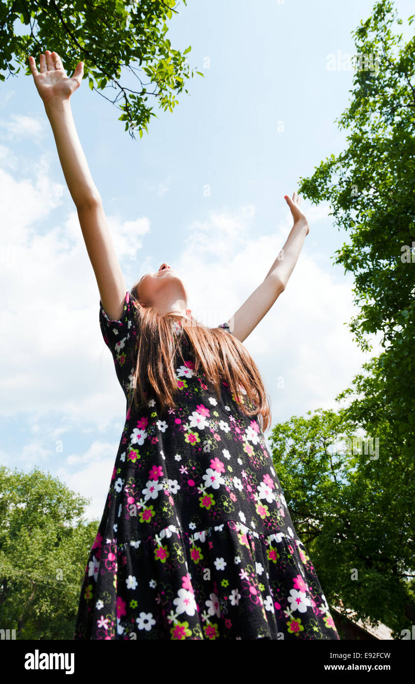 Hands Raised Heaven Stock Photos & Hands Raised Heaven Stock Images - Alamy