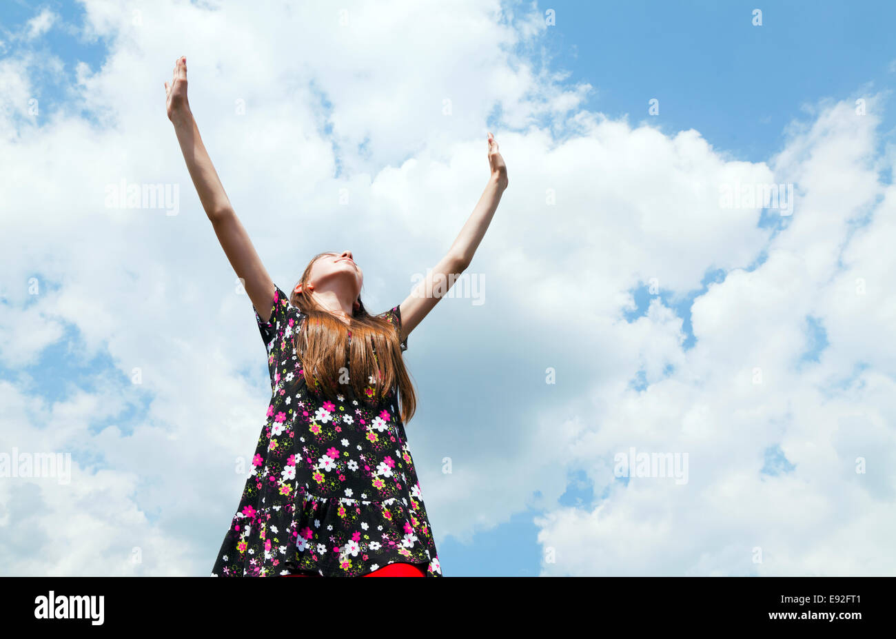 Hands Raised Heaven Stock Photos & Hands Raised Heaven Stock Images - Alamy