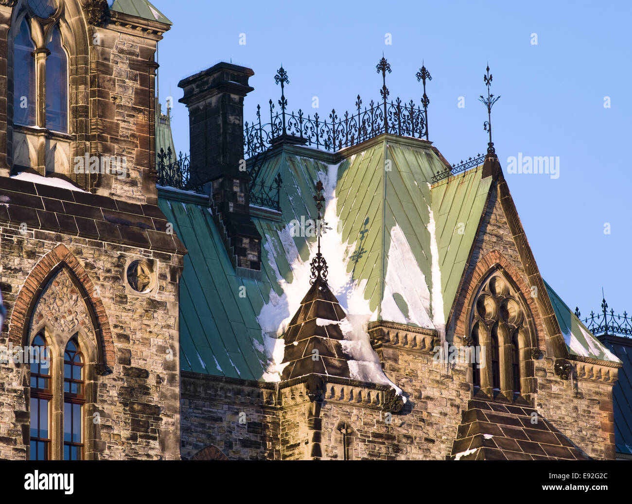 East Block Roof Stock Photo - Alamy