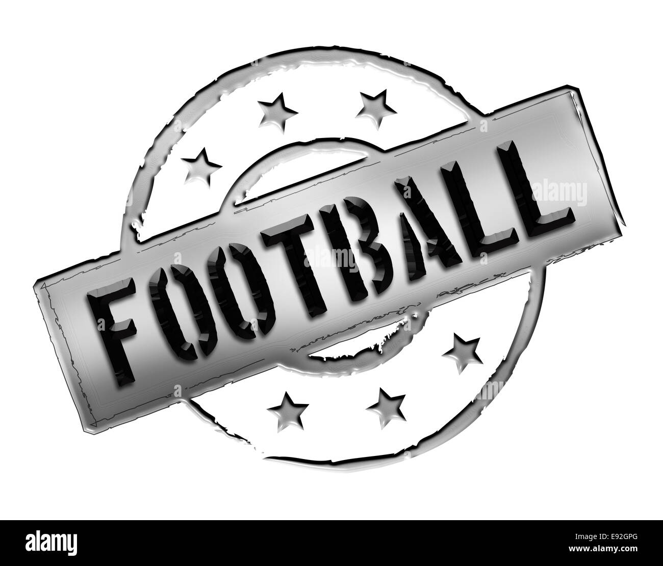 Stamp - FOOTBALL Stock Photo - Alamy