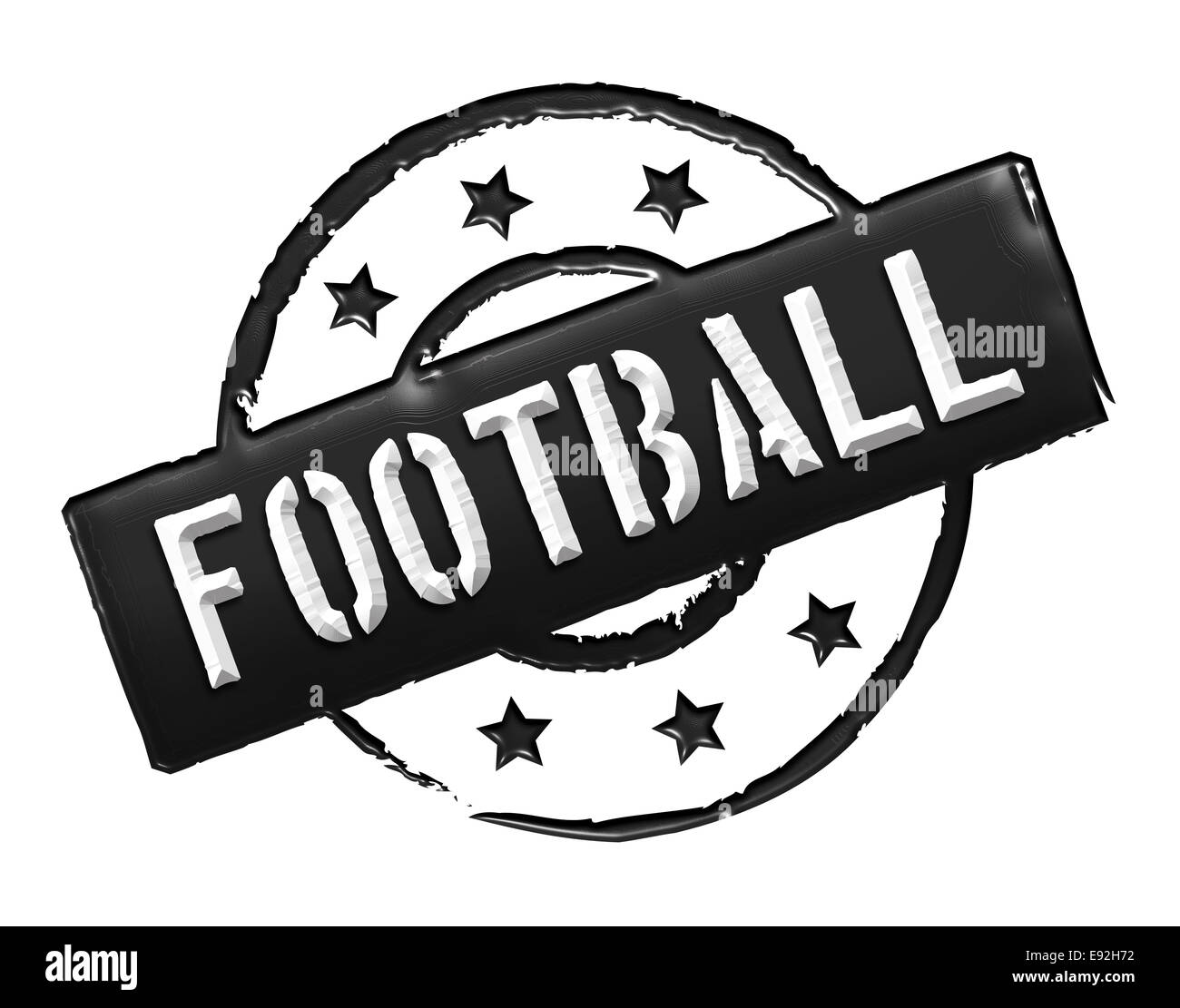 Stamp - FOOTBALL Stock Photo - Alamy