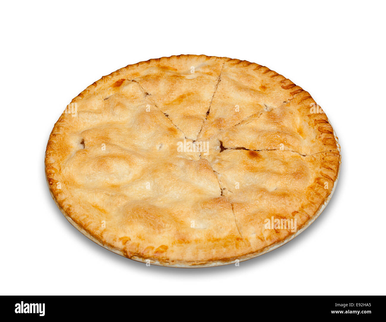 Freshly baked homemade apple pie Stock Photo - Alamy