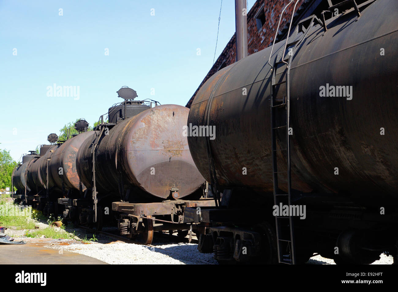 Tanks railroad hi-res stock photography and images - Alamy