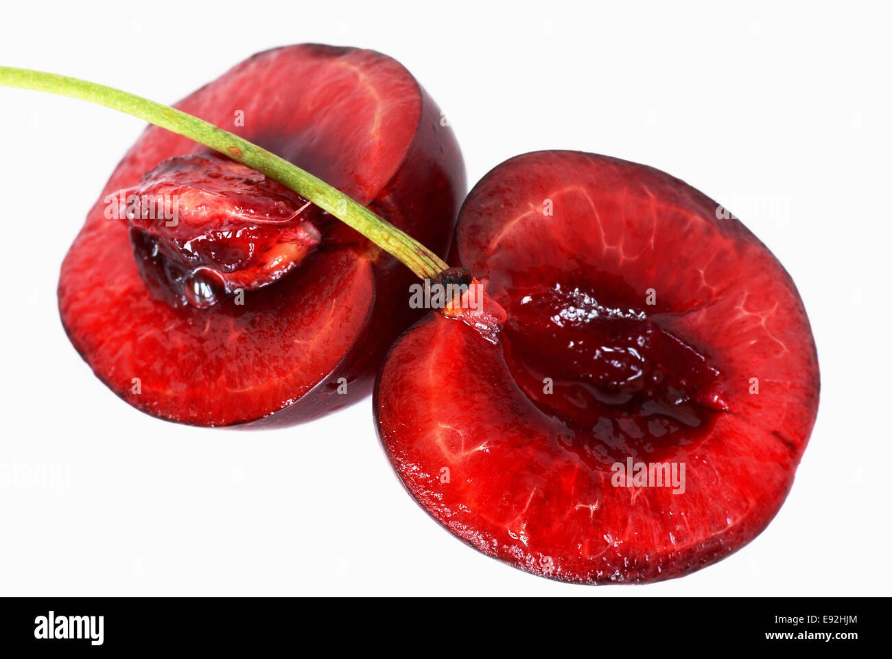 Halves cherry Cut Out Stock Images & Pictures - Alamy