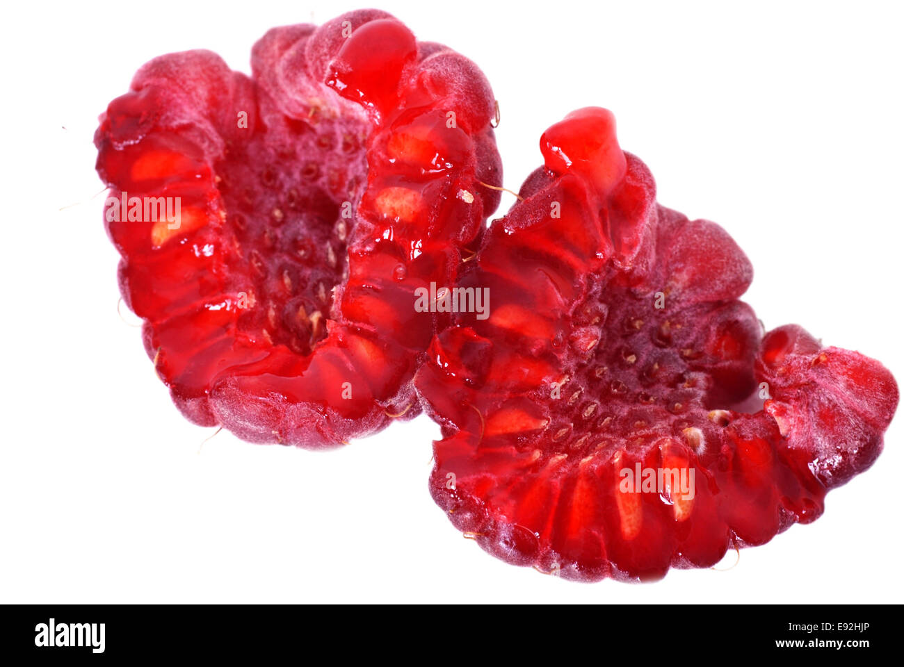 Raspberry texture Cut Out Stock Images & Pictures - Alamy