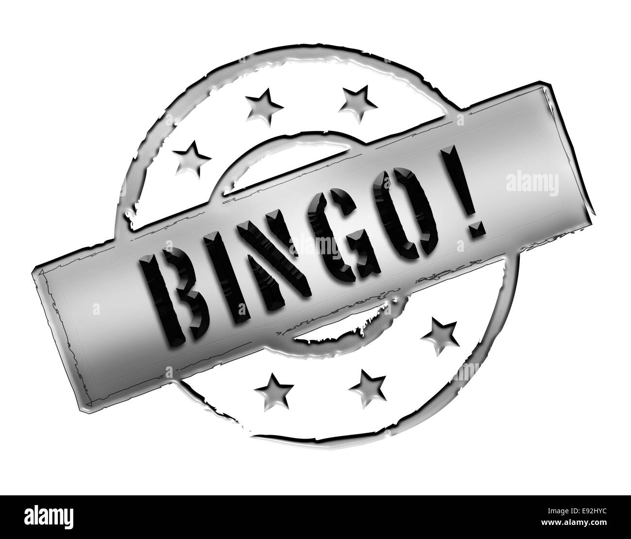 Stamp - BINGO! Stock Photo - Alamy