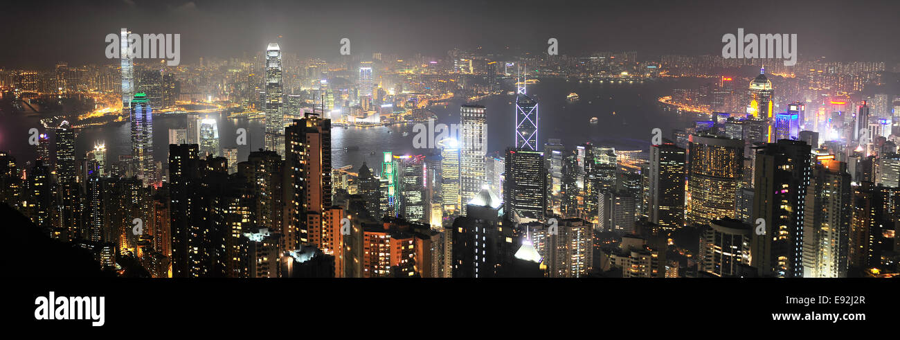 Hong Kong panorama Stock Photo - Alamy