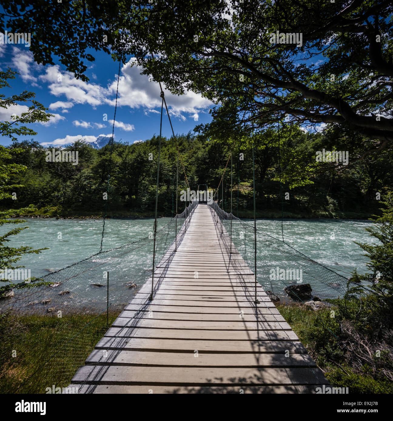 Suspension bridge foot passengers hi-res stock photography and images ...