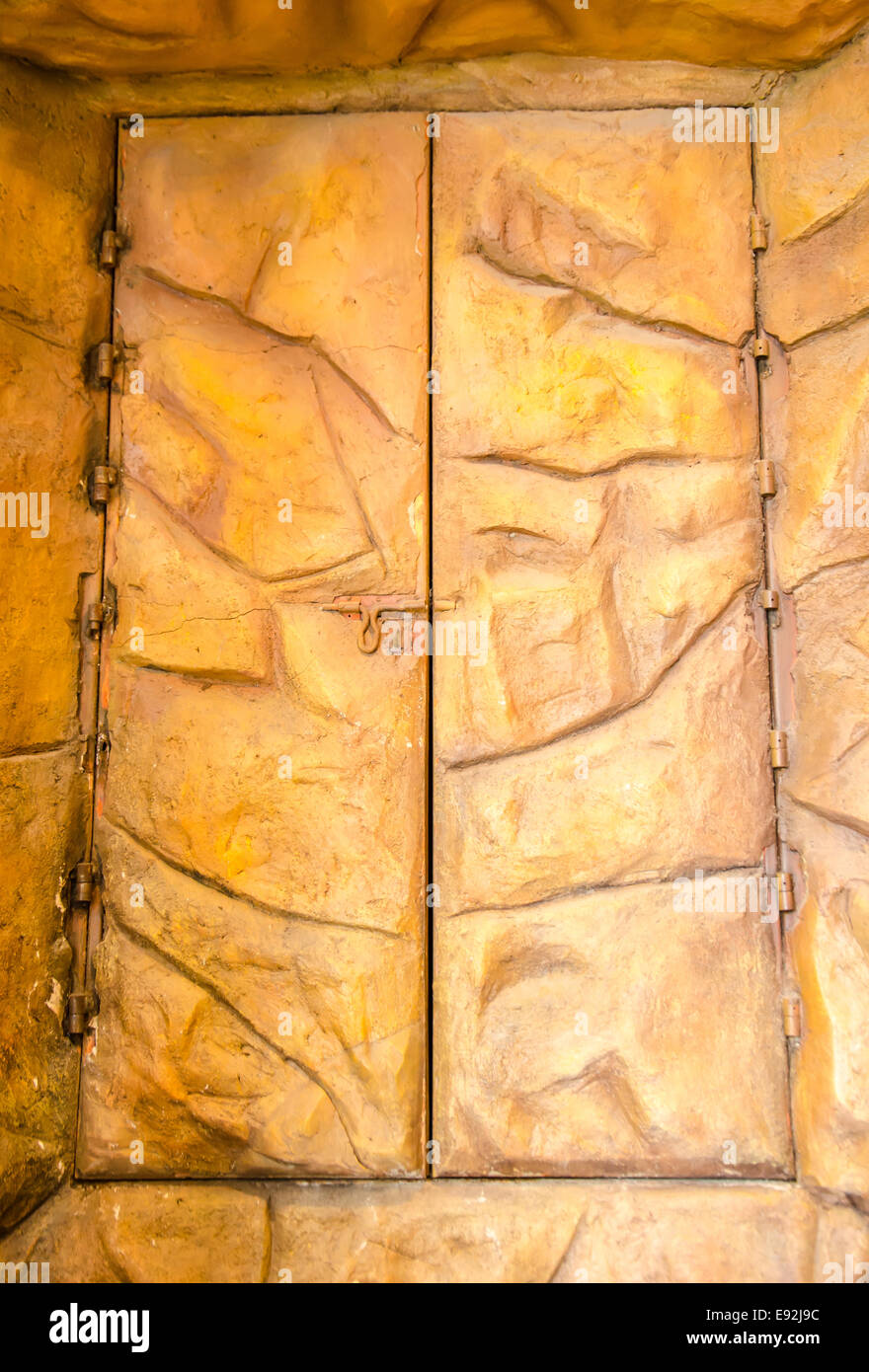 stone door for entrance Stock Photo - Alamy