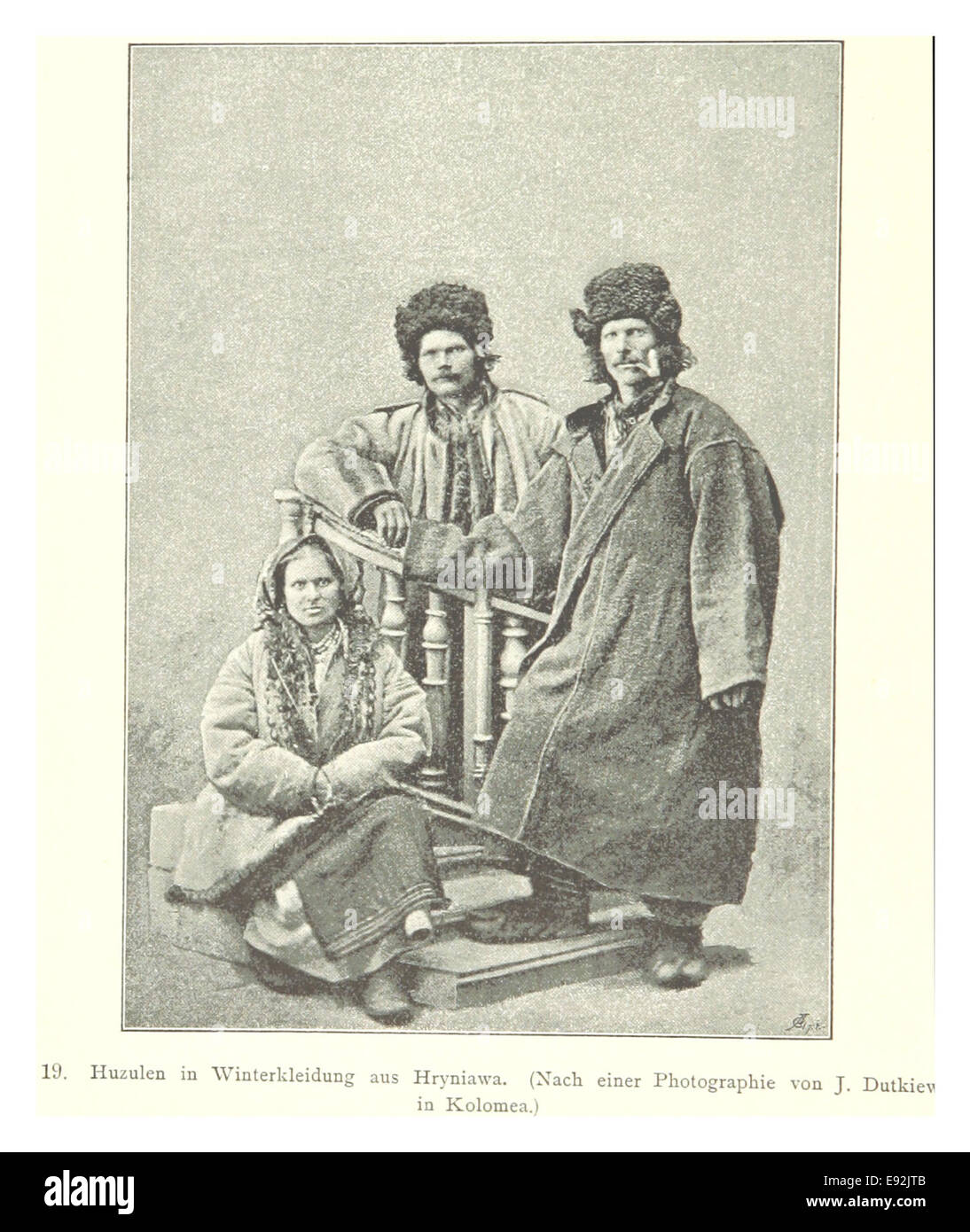 Winter illustration vintage Cut Out Stock Images & Pictures - Alamy