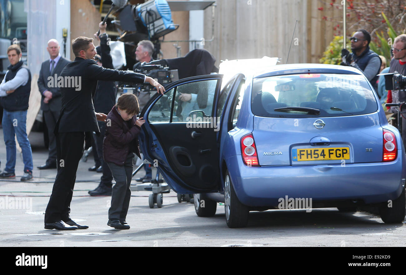 The cast of Eastenders attend the funeral of Lucy Beale Featuring: John ...