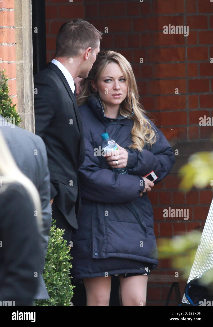 The cast of Eastenders attend the funeral of Lucy Beale Featuring: Rita ...