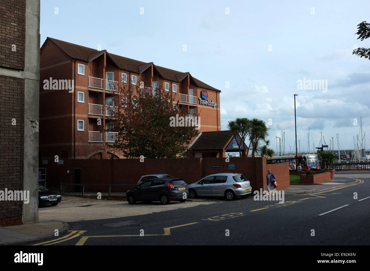 travelodge in royal parade in seaside town of ramsgate in east kent uk ...