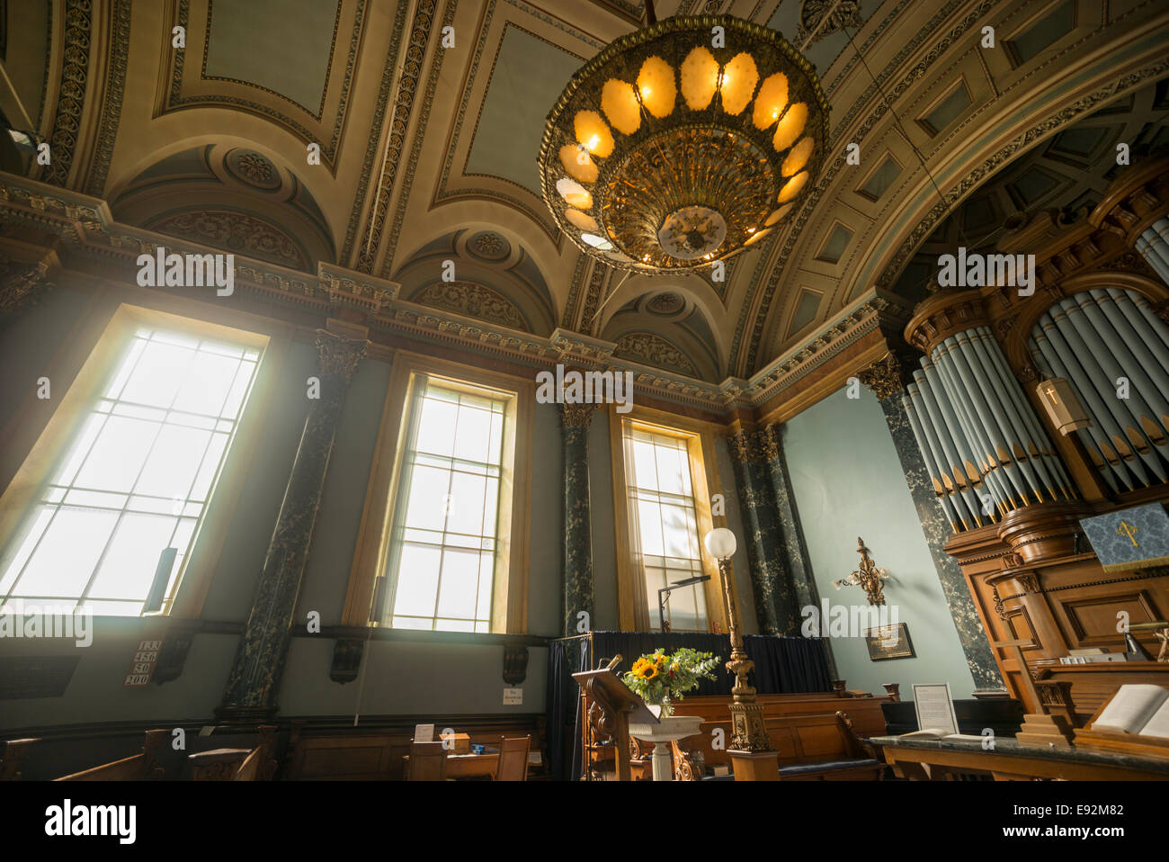 United Reformed Church Saltaire, Bradford, Yorkshire, UK Stock Photo ...