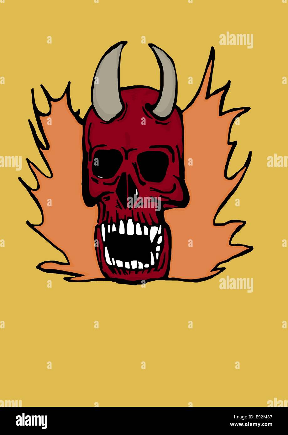 Skeleton devil hi-res stock photography and images - Alamy