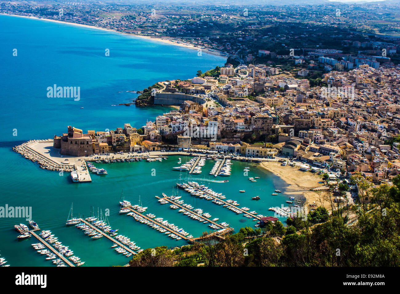 Castellammare del Golfo Stock Photo - Alamy
