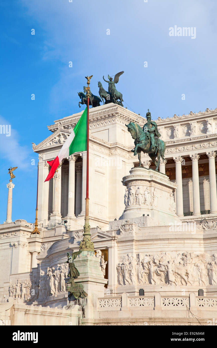 Famous "Altare della Patria" in Rome, Italy Stock Photo - Alamy