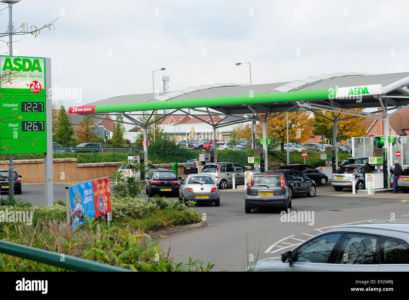 Asda filling station hi-res stock photography and images - Alamy